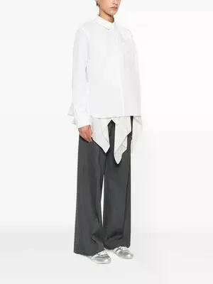 Sacai Ruffled Layered Shirt