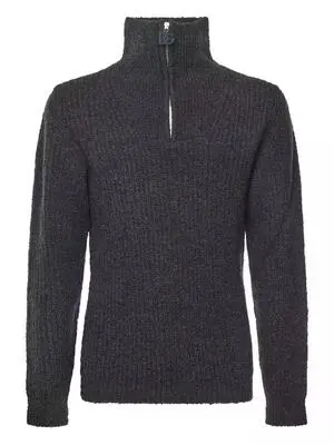 Dolce & Gabbana High-neck Zip-up Sweater