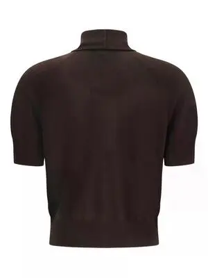 PETAR PETROV Short-sleeve Turtleneck Top