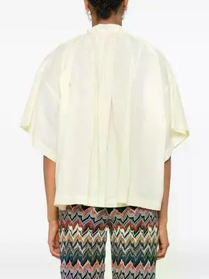 Vanessa Bruno Cotton Top With Tassel Neck