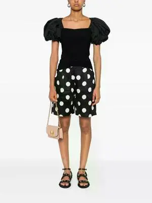 LUTZ HUELLE Puff-sleeves Top