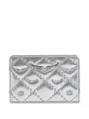 Zadig&Voltaire Quilted Leather Card Holder