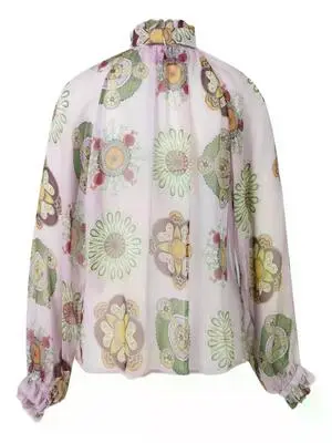 La DoubleJ Floral-print Blouse