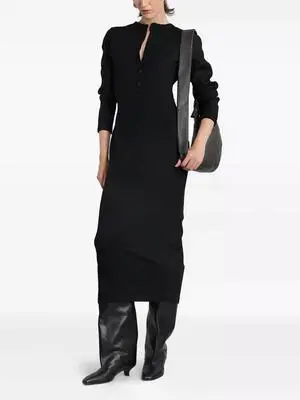 ENTIRE STUDIOS Long-sleeve Fitted Midi Dress