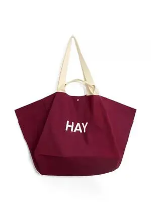 HAY Weekend Logo-print Canvas Tote Bag