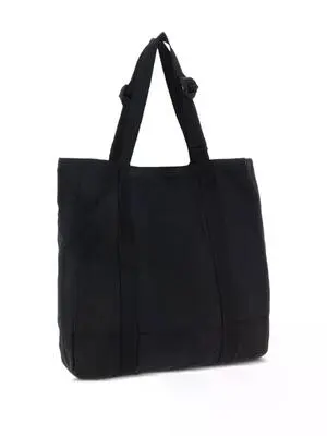 Stone Island Logo-patch Tote Bag - Black