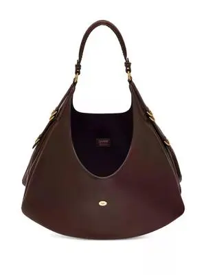 GANNI Large Kat Tote Bag - Brown
