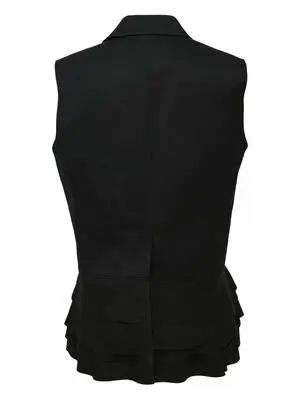 COMME DES GARÇONS TAO Ruffled Peplum Waistcoat