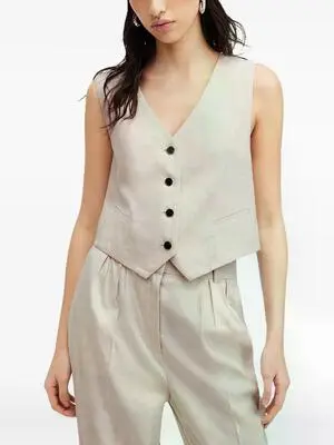 ALLSAINTS Button-front Waistcoat