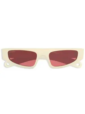 Gucci Tinted Cat-eye Sunglasses - White