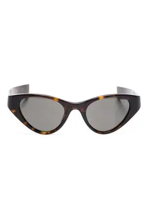 Saint Laurent Cat-eye Frame Sunglasses - Black
