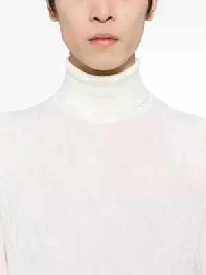 Brioni Turtleneck Jumper - Neutrals