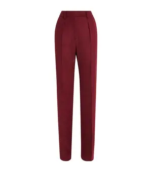 Max Mara Camelwool Straight Leg Trousers