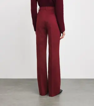 Max Mara Camelwool Straight Leg Trousers