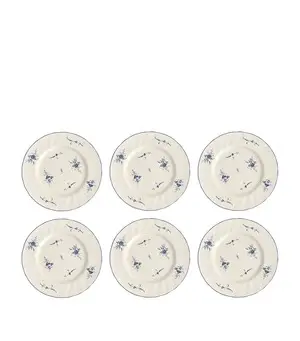 VILLEROY & BOCH Set Of 6 Old Luxembourg Salad Plates - White