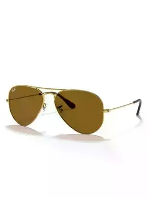 Ray-ban Aviator-frame Sunglasses - Brown