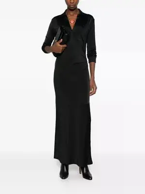 Tove Iana Draped Dress - Black