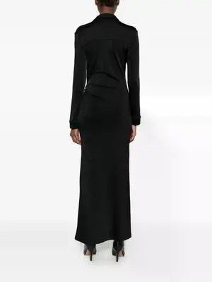 Tove Iana Draped Dress - Black