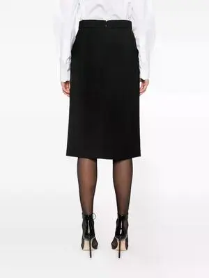 Alexander McQueen Pocket-detail Midi Skirt