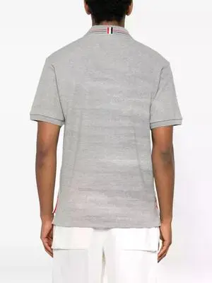 Thom Browne Logo-patch Polo Shirt
