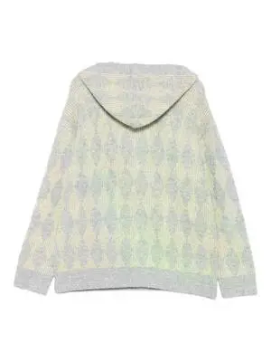 BLUEMARBLE Argyle Hooded Sweater