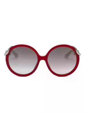 Roberto Cavalli Round-frame Sunglasses - Red