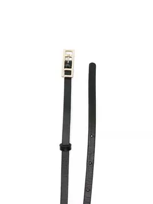 Fabiana Filippi Rectangular-buckle Leather Belt