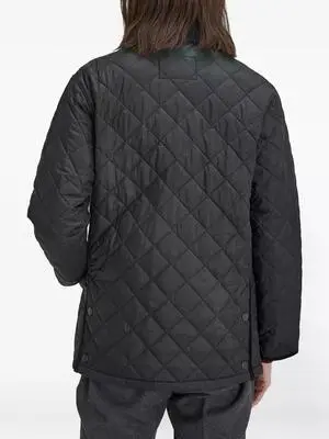 Barbour Diamond-quilted Jacket With Corduroy Collar