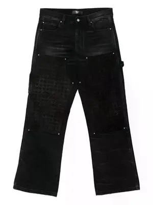 Amiri Monogram Knee Panel Jeans