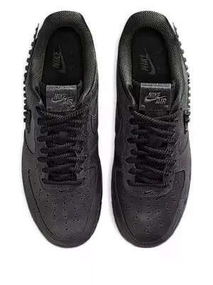 Nike Air Force 1 Metalwork Low Sneakers - Black