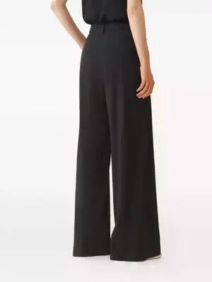 Fabiana Filippi Side-stripe Wide Leg Trousers - Black