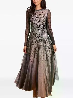 NEEDLE & THREAD Sequin-embellished Maxi Dress