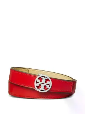 Tory Burch Reversible Logo-Buckle Belt Red