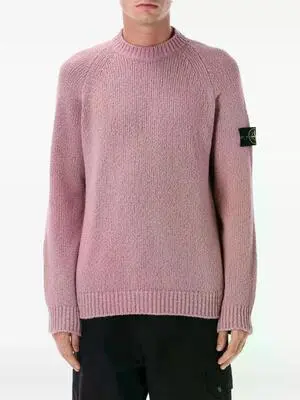Stone Island Wool Knit Raglan Sweater