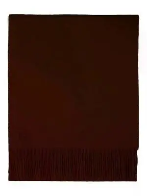 Eric Bompard Fringed-hem Scarf - Brown