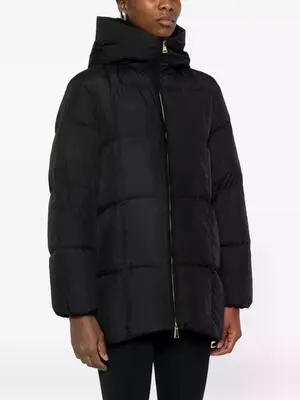 Moncler Darbon Quilted Hooded Jacket - Black