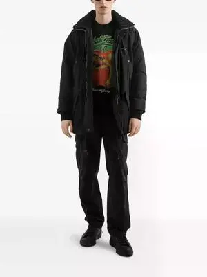 Dolce & Gabbana Hooded Drawstring Jacket