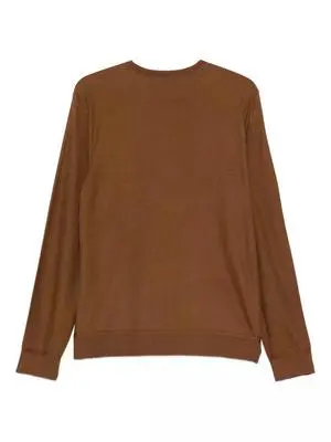 Theory Crew-neck Silk-blend Sweater