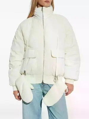 GOLDEN GOOSE Flap-pockets Puffer Jacket - Neutrals