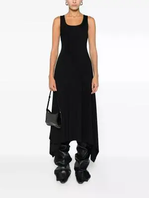 HAMZA Asymmetric A-line Dress