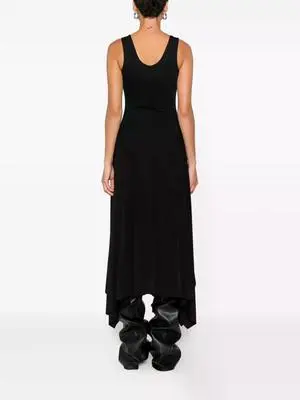 HAMZA Asymmetric A-line Dress