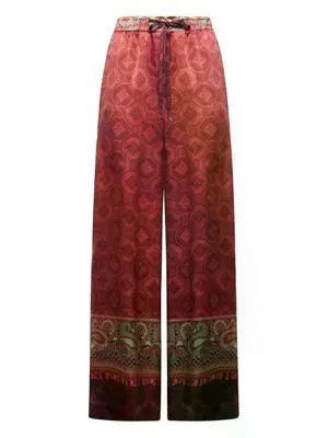 PIERRE-LOUIS MASCIA Geometric Pattern Trousers