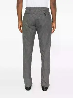WHITE SAND Pinstripe Trousers