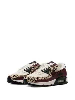 Nike Air Max 90 Leopard-print Sneakers - Brown