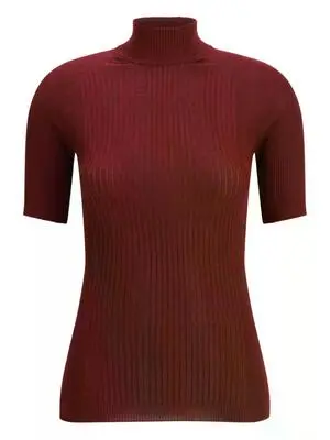 SA SU PHI Ribbed Roll-neck Top