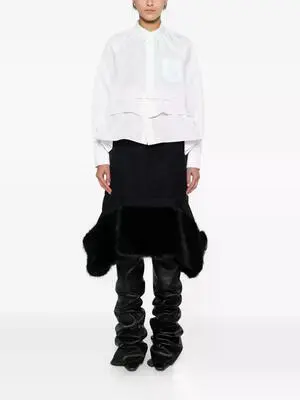Sacai Ruffled Layered Shirt