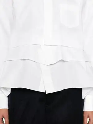 Sacai Ruffled Layered Shirt