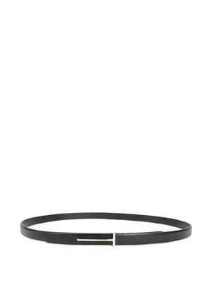 TOM FORD T-bar Leather Belt - Black