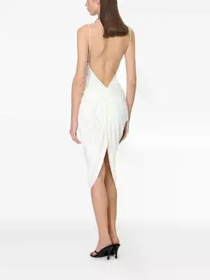 KOROBEYNIKOV Draped-details Midi Dress