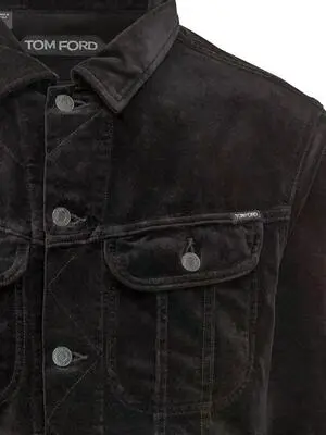 TOM FORD Icon Velvet Denim Jacket